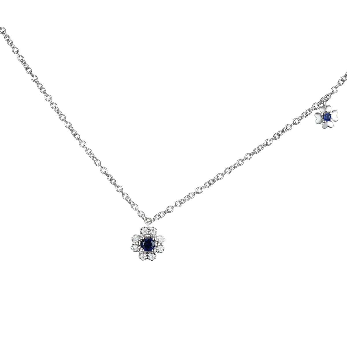 CADENA ZAFIRO ORO BLANCO 001316 - glauser